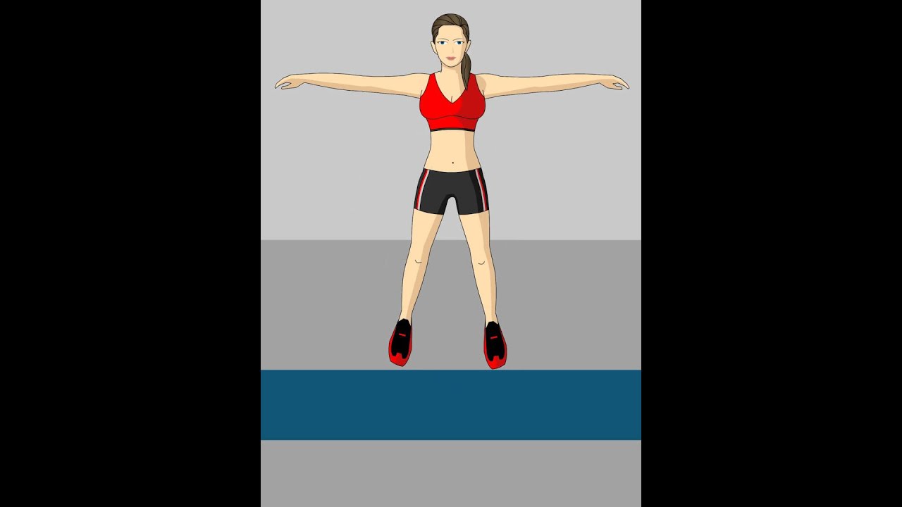 Star Jump exercise demonstration. - YouTube