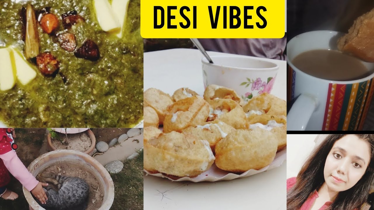 Lahori Gol Gappy | Sarso ka Saag | Chai Rus | Desi Vibes | Pakistani ...