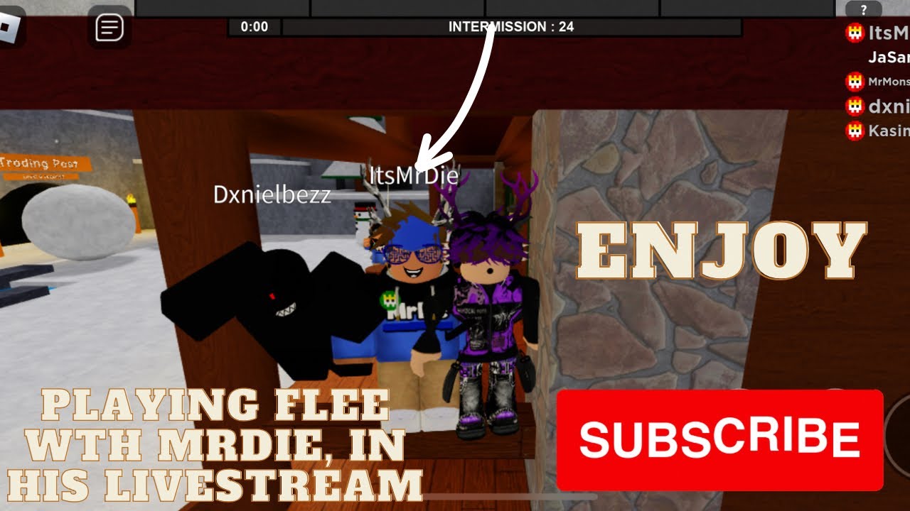 Playing Flee with MrDie, in his livestream. - YouTube