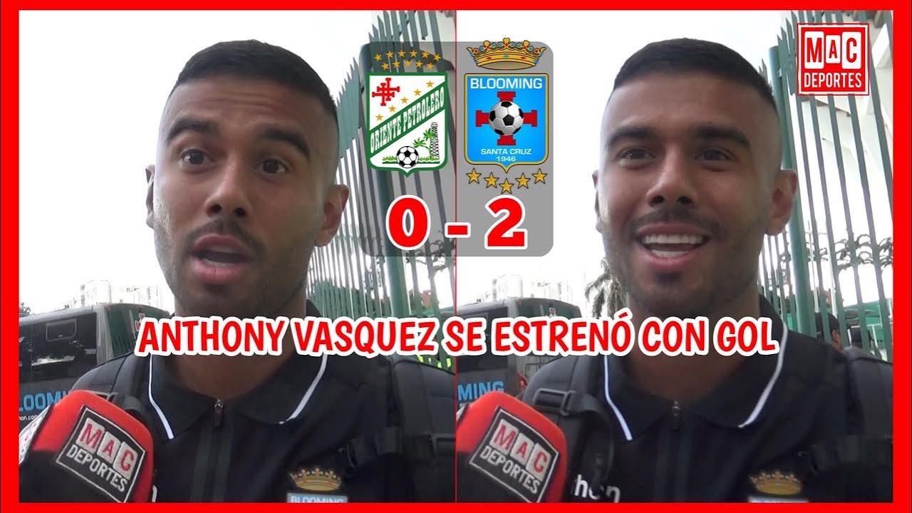 Anthony Vásquez debutó con gol en clásico cruceño | 𝗠𝗮𝗰 𝗗𝗲𝗽𝗼𝗿𝘁𝗲𝘀 - YouTube