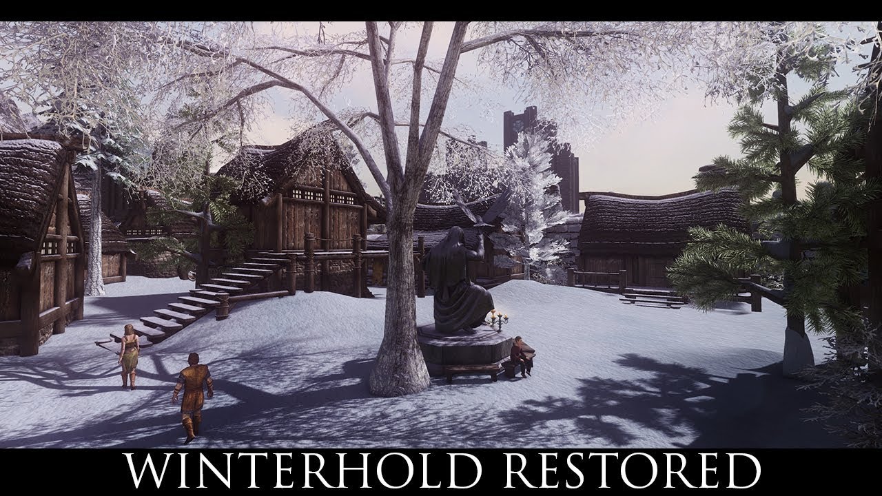 Skyrim SE Mods: Winterhold Restored - YouTube