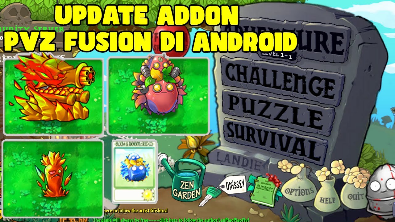 PVZ Fusion Addon Mod Android Sudah Update! 4 Tanaman Ini Wajib Dicoba ...