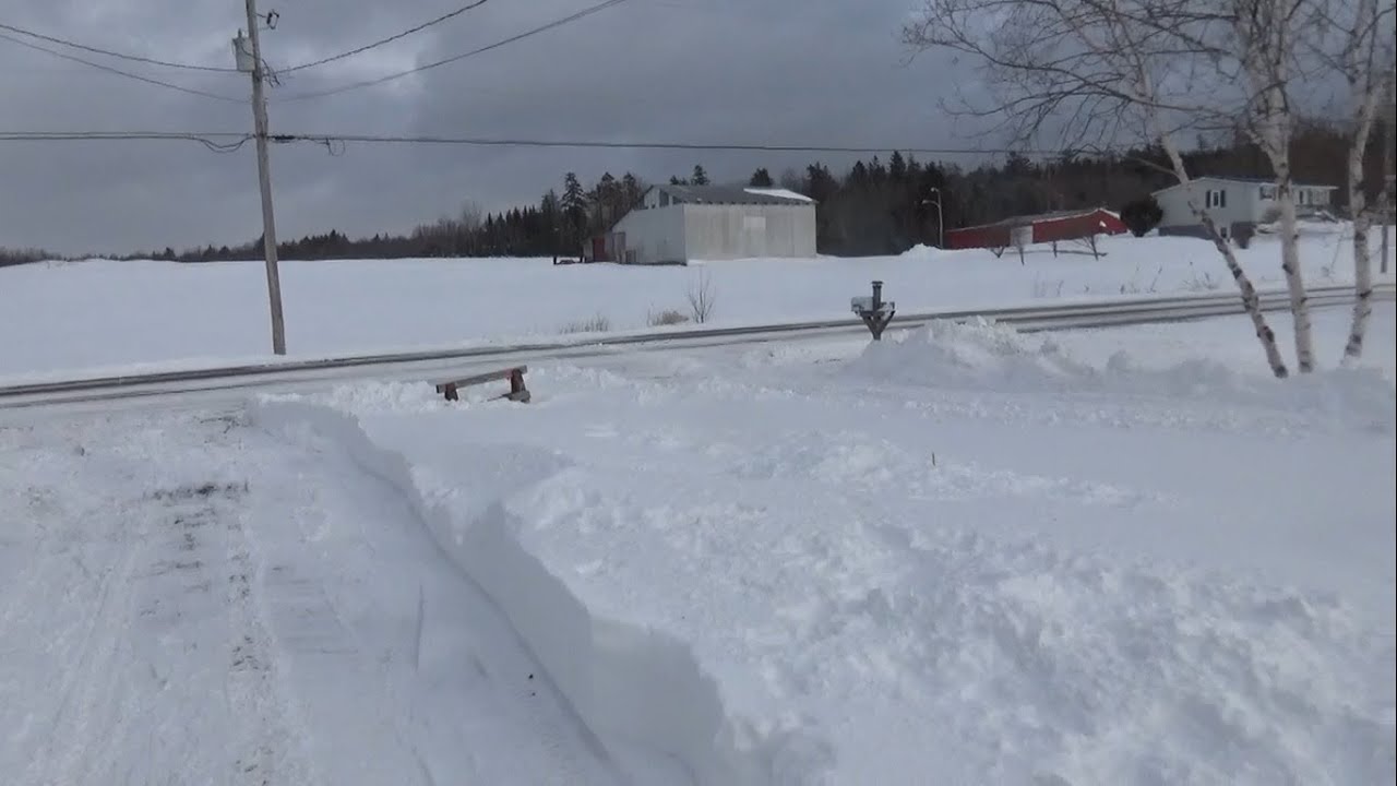 Digging out from snow storm - YouTube