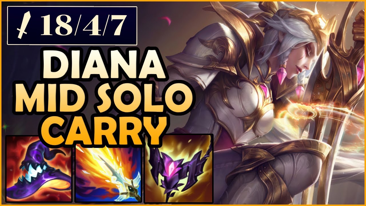 3 GAME WINNING ULTS BACK TO BACK TO BACK - Diana Mid vs Ahri - YouTube