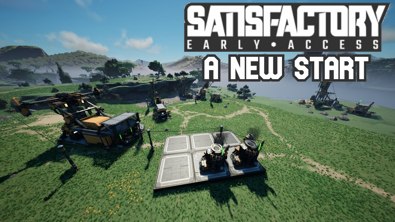 SATISFACTORY Ep. 1 - A New Start (Tier 1) - YouTube