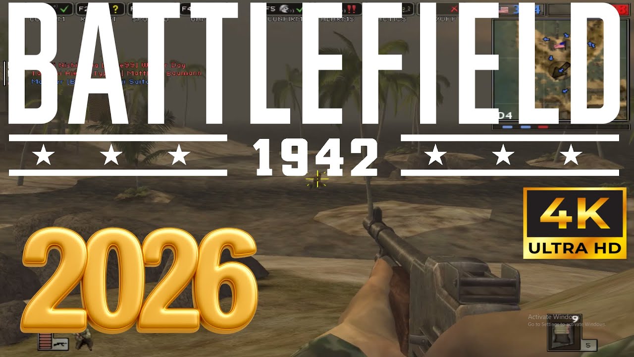 Battlefield 1942 Singleplayer 2026 Operation Forager Gameplay 4K - YouTube