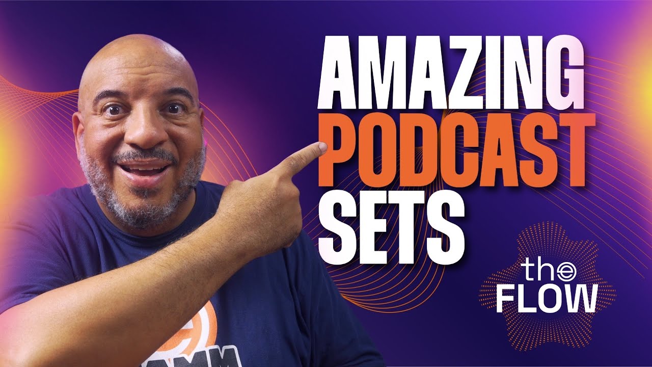 How to Create an Eye-Catching Podcast Set | The Flow - YouTube