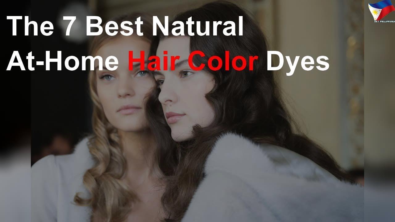 The 7 best natural at-home hair color dyes - YouTube