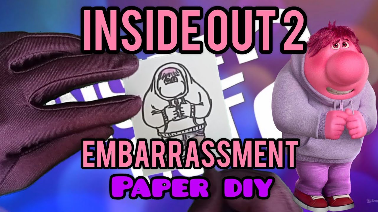 (paper diy) make paper doll Embarrassment Inside out 2 #insideout # ...