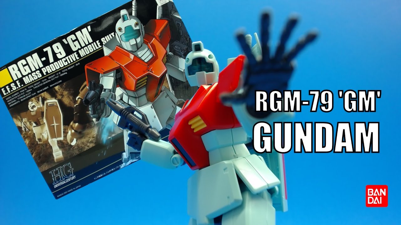 Bandai RGM-79 'GM' Gundam Bot Action Figure Review - YouTube