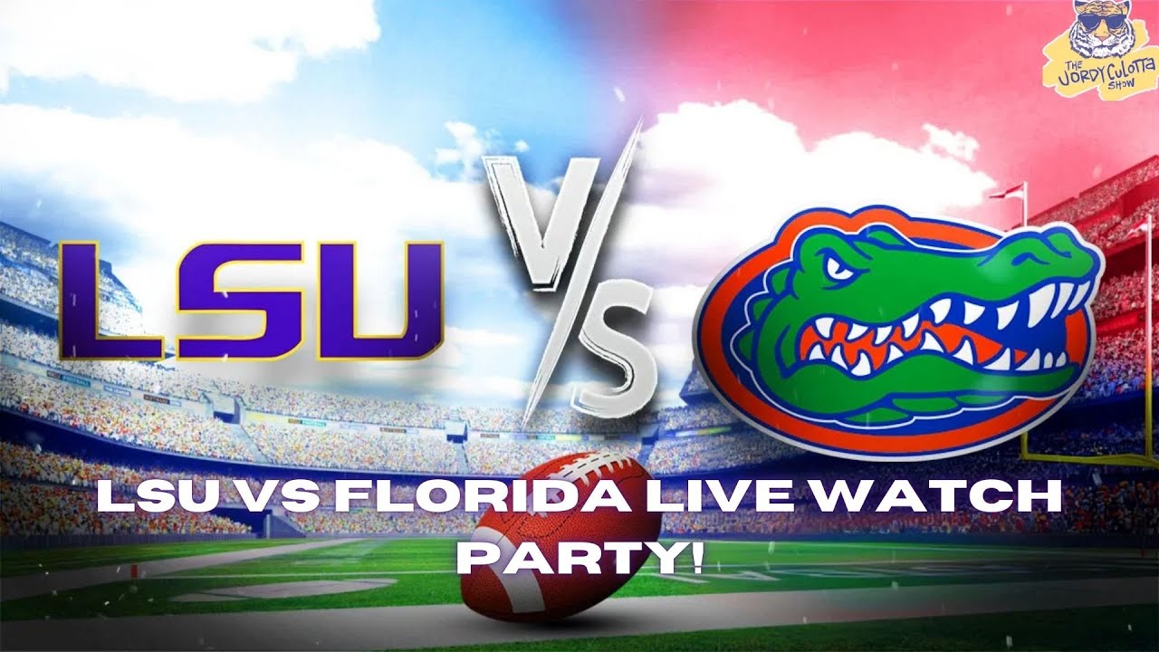 LSU Football vs Florida WATCH PARTY | Will Nuss get BACK ON TRACK ...