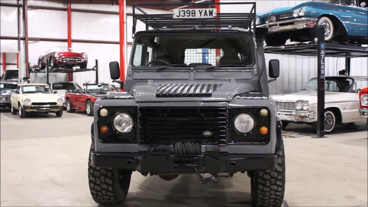 1991 Land Rover Defender Gray - YouTube