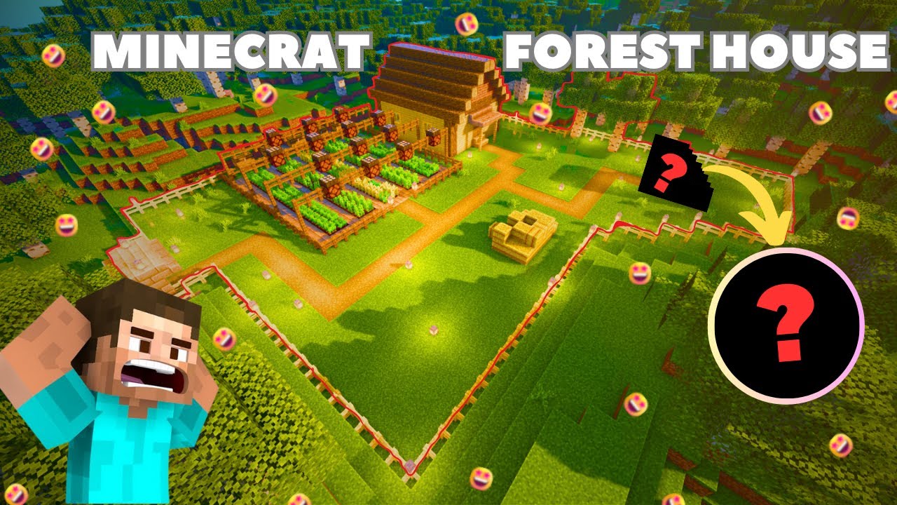 best minecraft forest house - YouTube