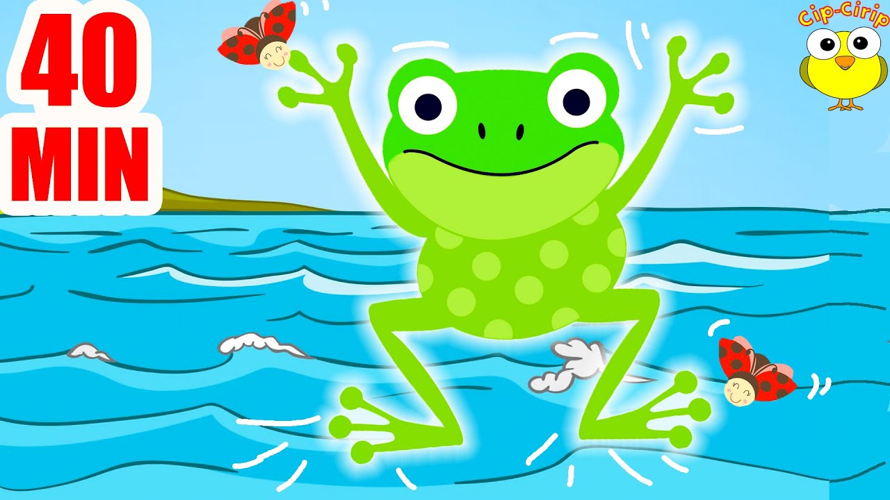 Broscutele vesele canta toata ziua! Oac-oac! Cantece pentru copii ...