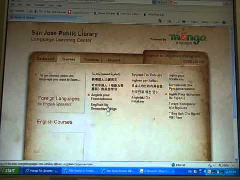 Mango Languages Database Training - YouTube