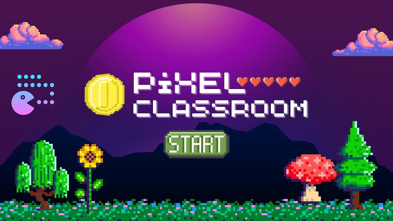 Pixel Classroom Summer Learning Pac-Man Board Game - YouTube