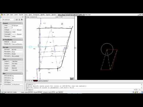 FMB Sketch Digitize on AutoCAD (Land Survey Record) - YouTube
