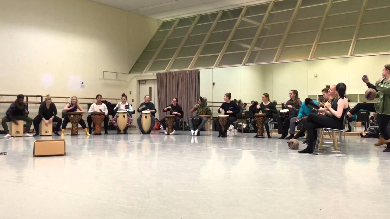 SUNY Purchase Music I Drum Battle 2015 - YouTube