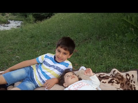 PİKNİK KEYFİ. Meşə, axar çay səsi.Daşkəsən. Alaxançallı kəndi. Gözəl bir gün.