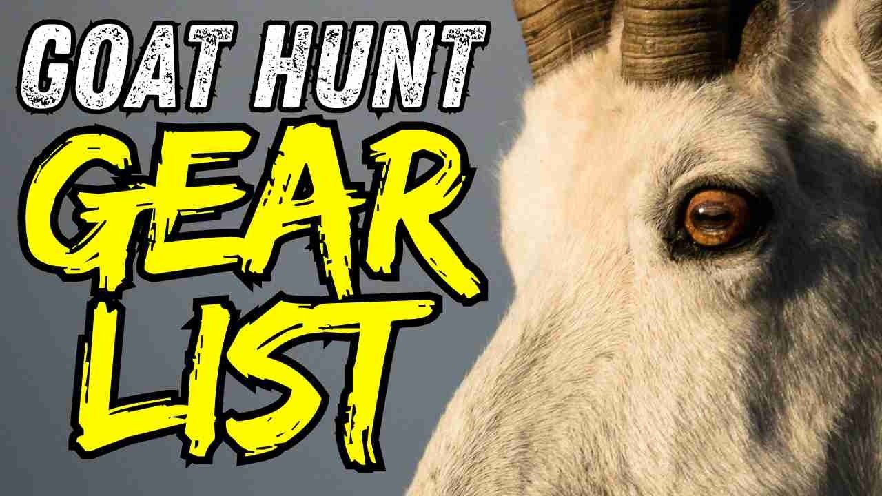 HIS - 2024 Yukon Archery Mountain Goat Gear List - YouTube