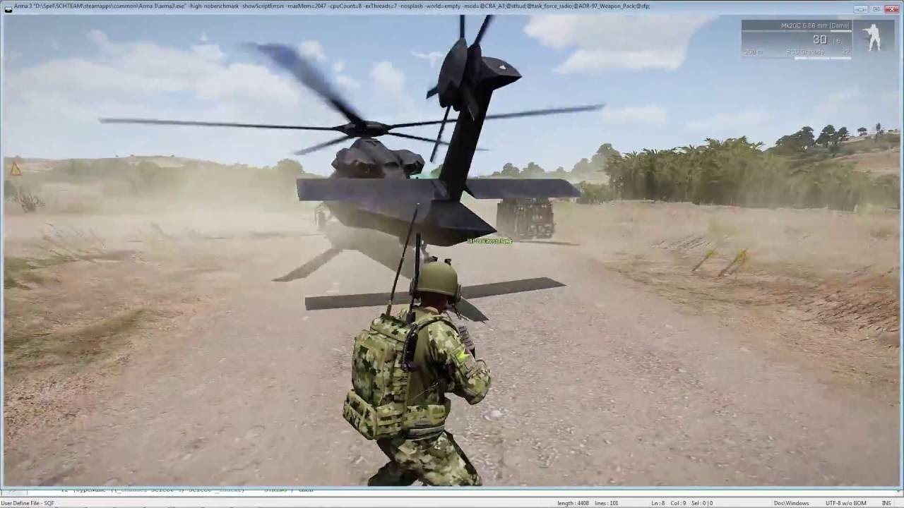 Arma 3 - Supply Drop Script (Paradrop + Land and Unload) - YouTube