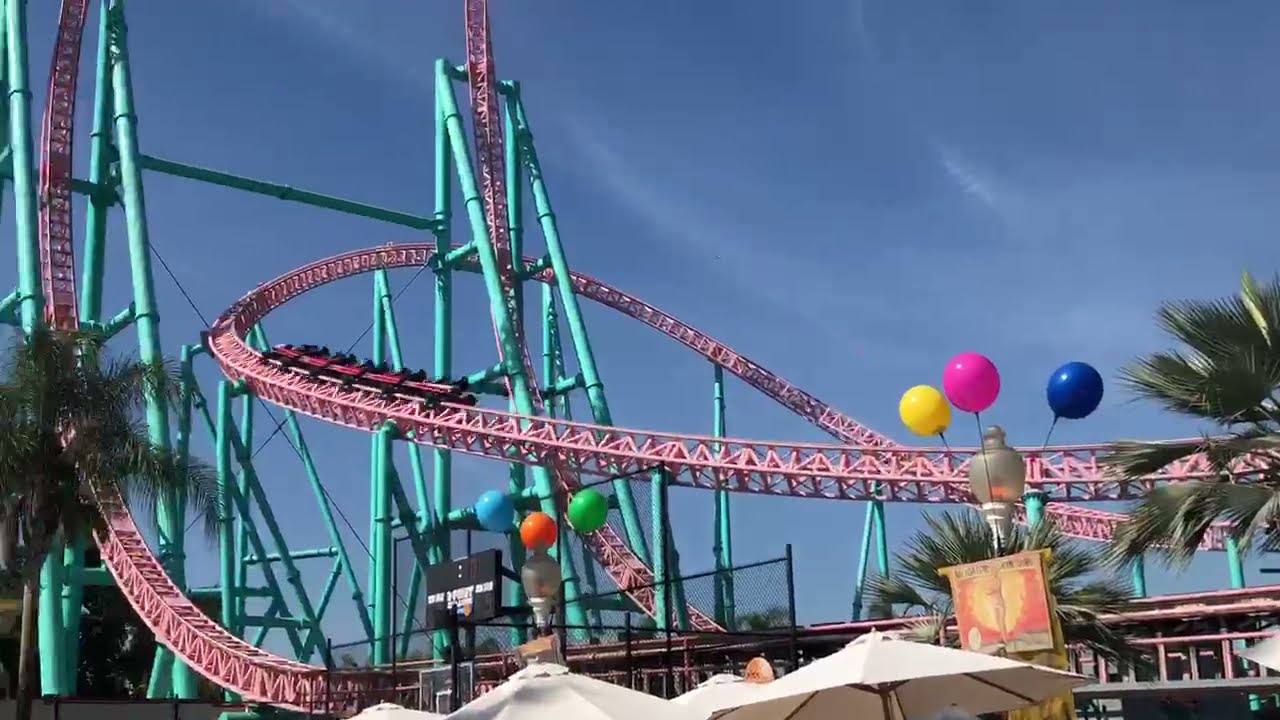 Xcelerator (Scary) Knott's Berry Farm in Buena Park 2021 - YouTube