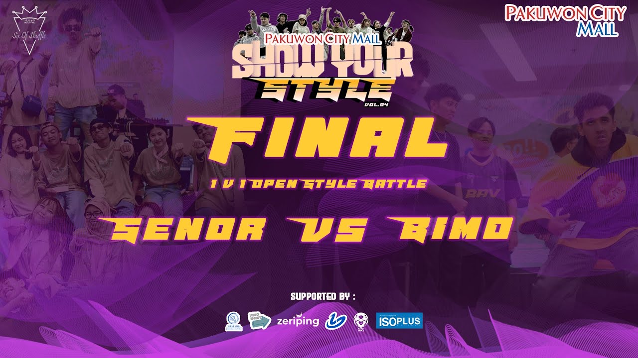 FINAL 1 V1 OPEN STYLE BATTLE - SHOW YOUR STYLE VOL.4 || SENOR VS BIMO ...