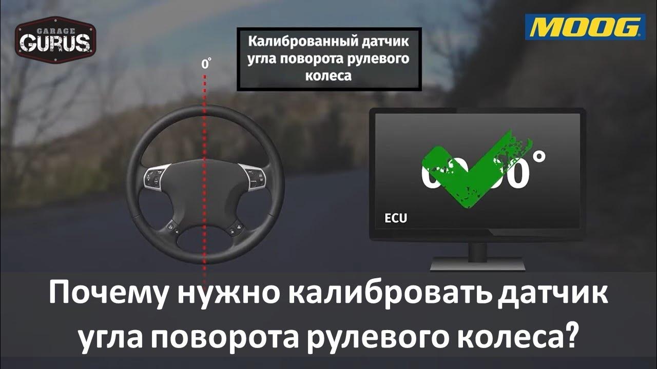 Почему нужно калибровать датчик угла поворота рулевого колеса? - YouTube