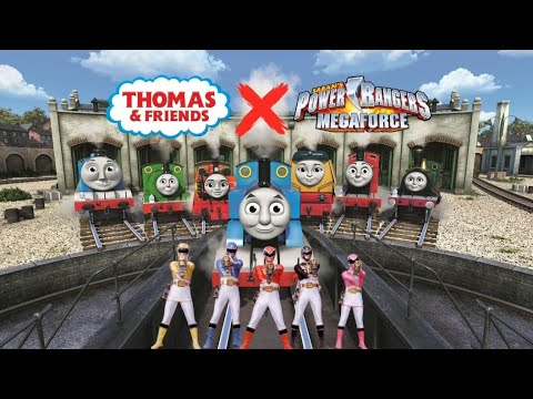 Thomas And Friends - Power Rangers Megaforce Theme Song - AMV - YouTube