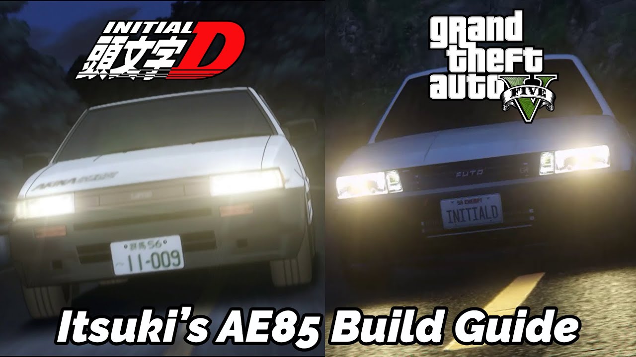 Initial D GTA Build Guide | Itsuki's AE85 Levin - YouTube