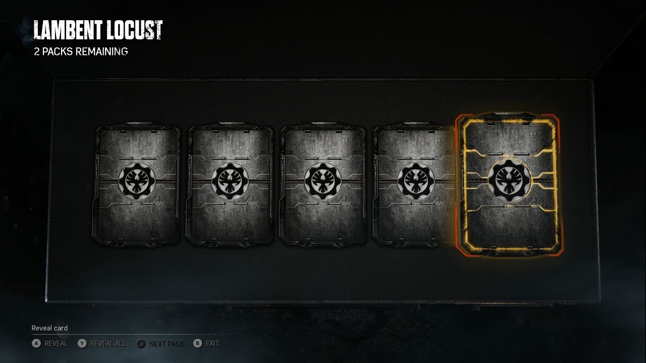 Gears of War 4 20 LAMBENT LOCUST Gear Pack Opening - YouTube
