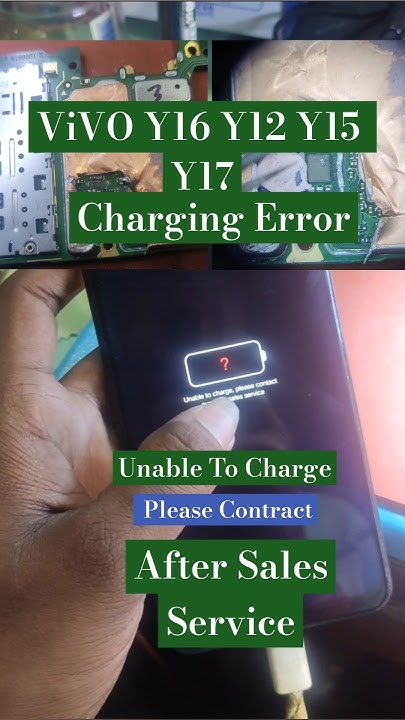 Vivo y16,y12,y15,y17 Charging Error 📲 unable to charge please contact ...