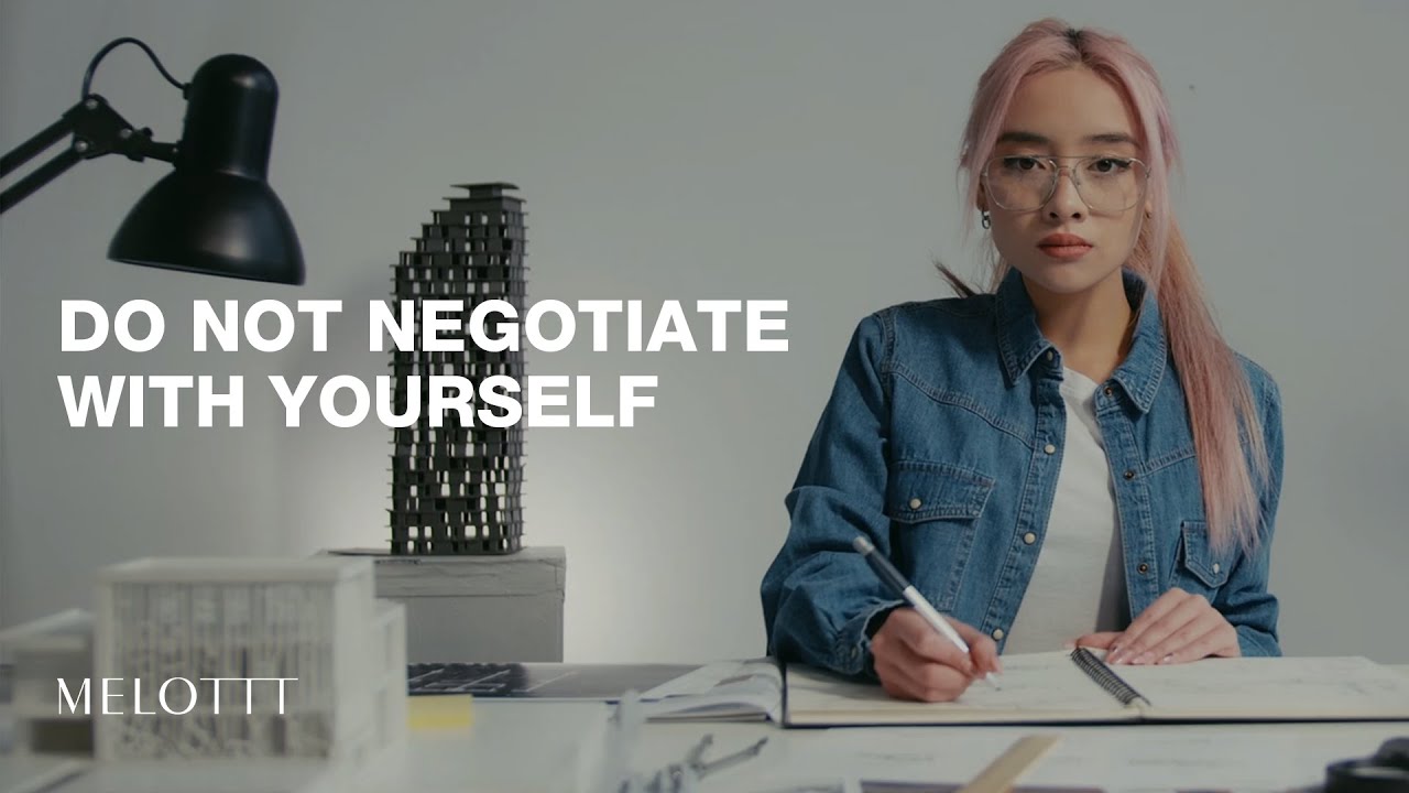 Do not negotiate with yourself - YouTube