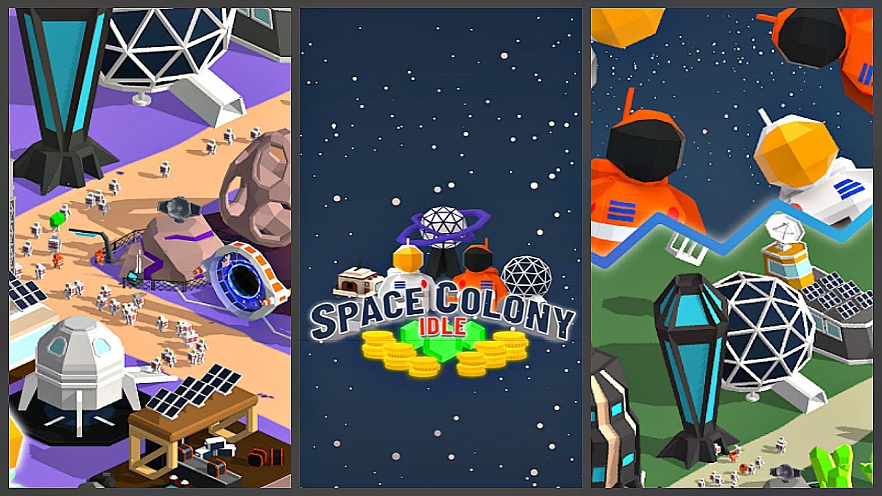 Space Colony: Idle Gameplay Video - YouTube