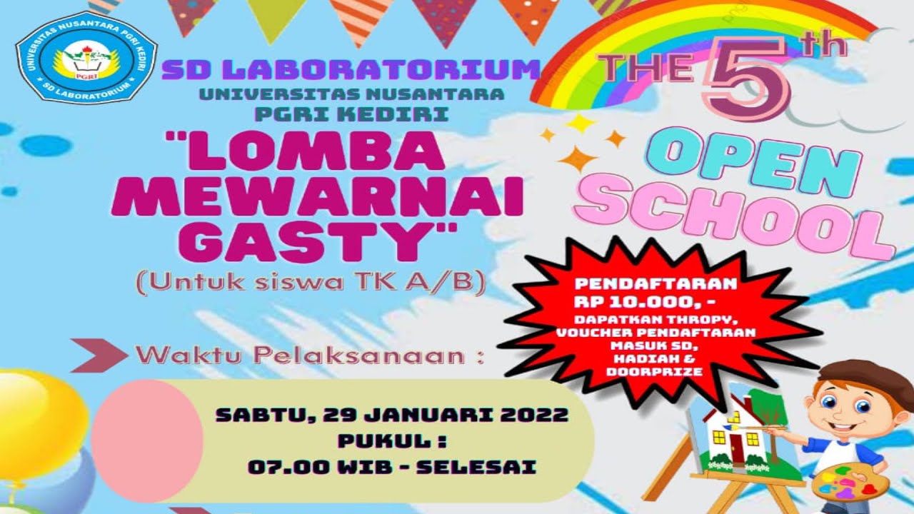 Open School ke-5 SD Laboratorium UN PGRI Kediri - YouTube