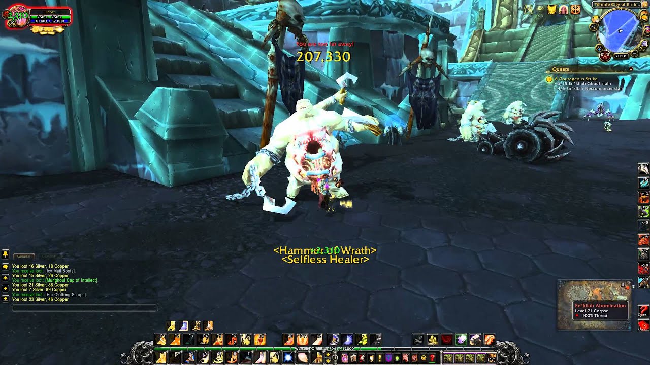 A Courageous Strike quest playthrough - Borean Tundra - YouTube