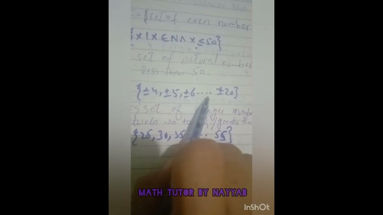 chapter 1 Sets Exercise 1.7 |Class 7|math tutor by Nayyab | Punjab text book 2023. - YouTube