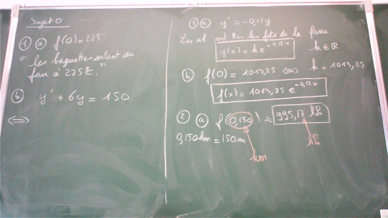 Terminale - Primitives et équa diff 10 - jeudi 1er Avril - YouTube