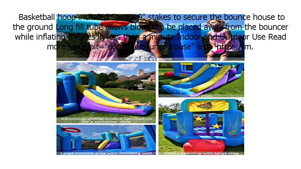 Special Discount on Bounceland Pop Star Inflatable Bounce House Bouncer ...