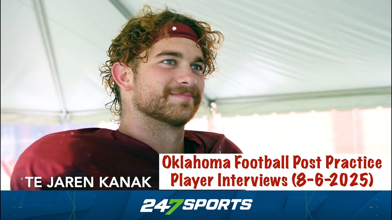 Oklahoma Football Post Practice Player Interviews (Fall Camp) - 8/6 ...