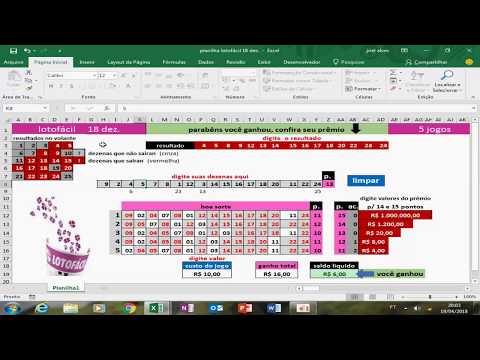 acerte 11,12,13 pontos na lotofácil em todos os concursos, acertando 13 das 15 sorteadas