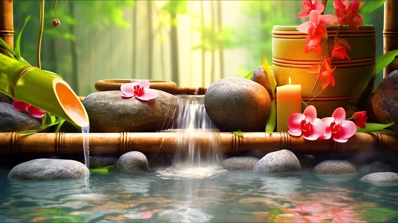 Relaxing Zen Music with Sounds of Water • Tranquil Background Music for ...