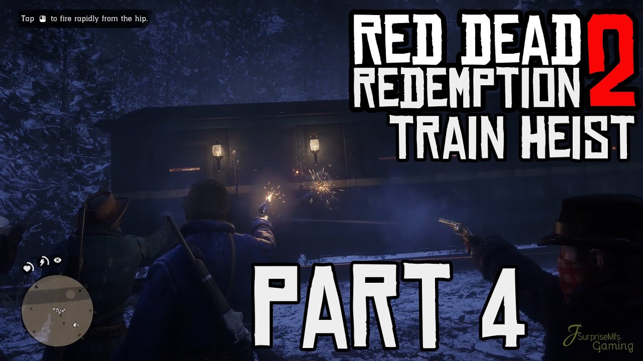 RED DEAD REDEMPTION 2 Walkthrough Gameplay Part 4 - Train Heist [NO ...