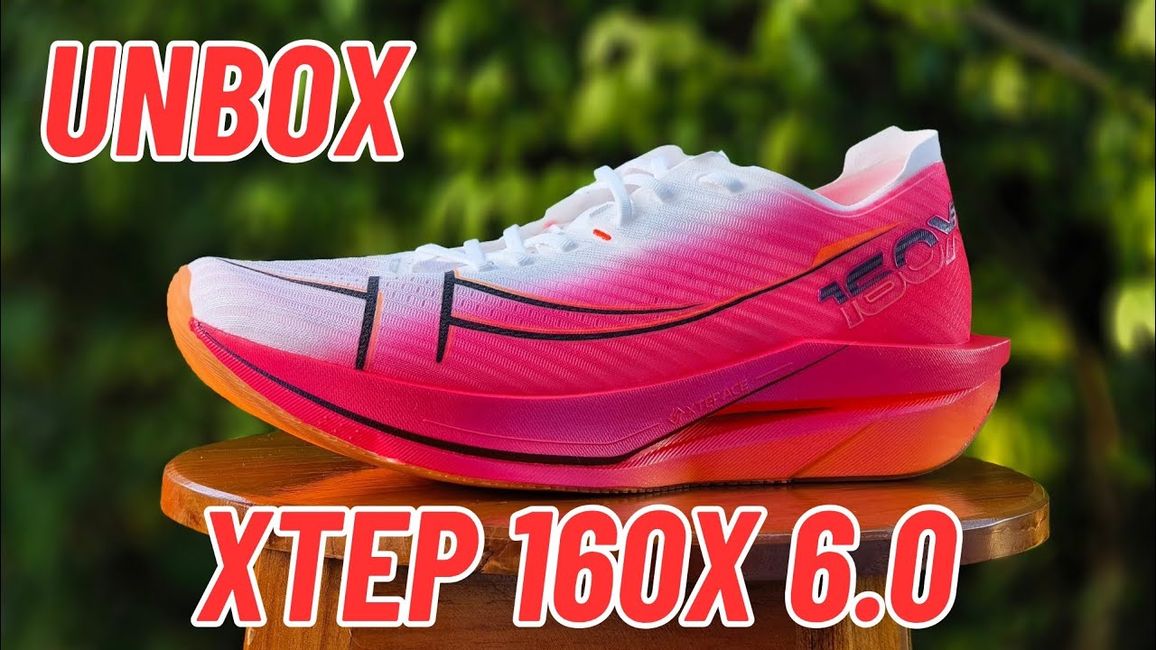 Unbox Xtep 160X 6.0 รองเท้าซิ่งระยะสั้นจาก Xtep - YouTube