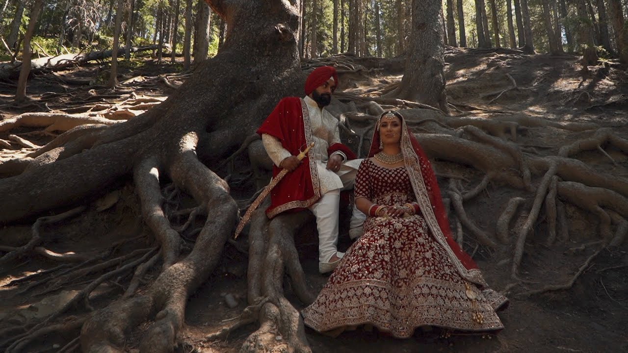 Simran + Raman's Beautiful Wedding in Calgary - YouTube