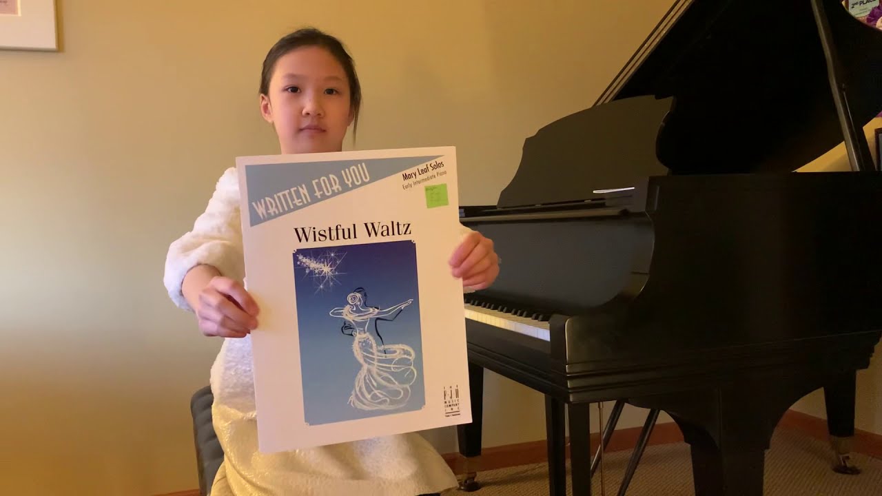 Angela Li Piano Solo. Wistful Waltz by Mary Leaf; Arabesque by Johann ...