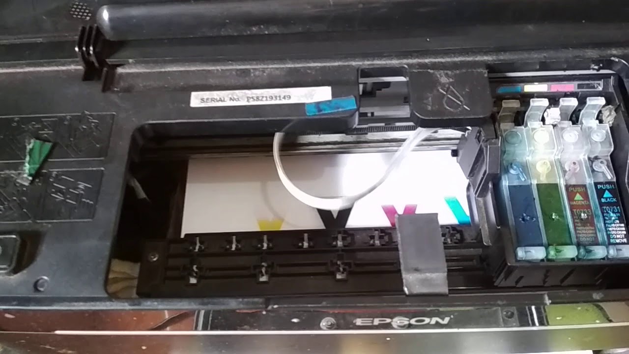 Test printer DTG - YouTube