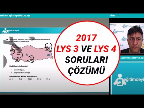 2017 LYS 3 VE LYS 4 SORULARI ÇÖZÜMÜ (MEHMET EĞİT)