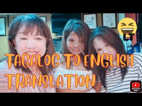 TAGALOG TO ENGLISH TRANSLATION CHALLENGE|SABOG MUKHA PATI UTAK!|JORIKIT ...