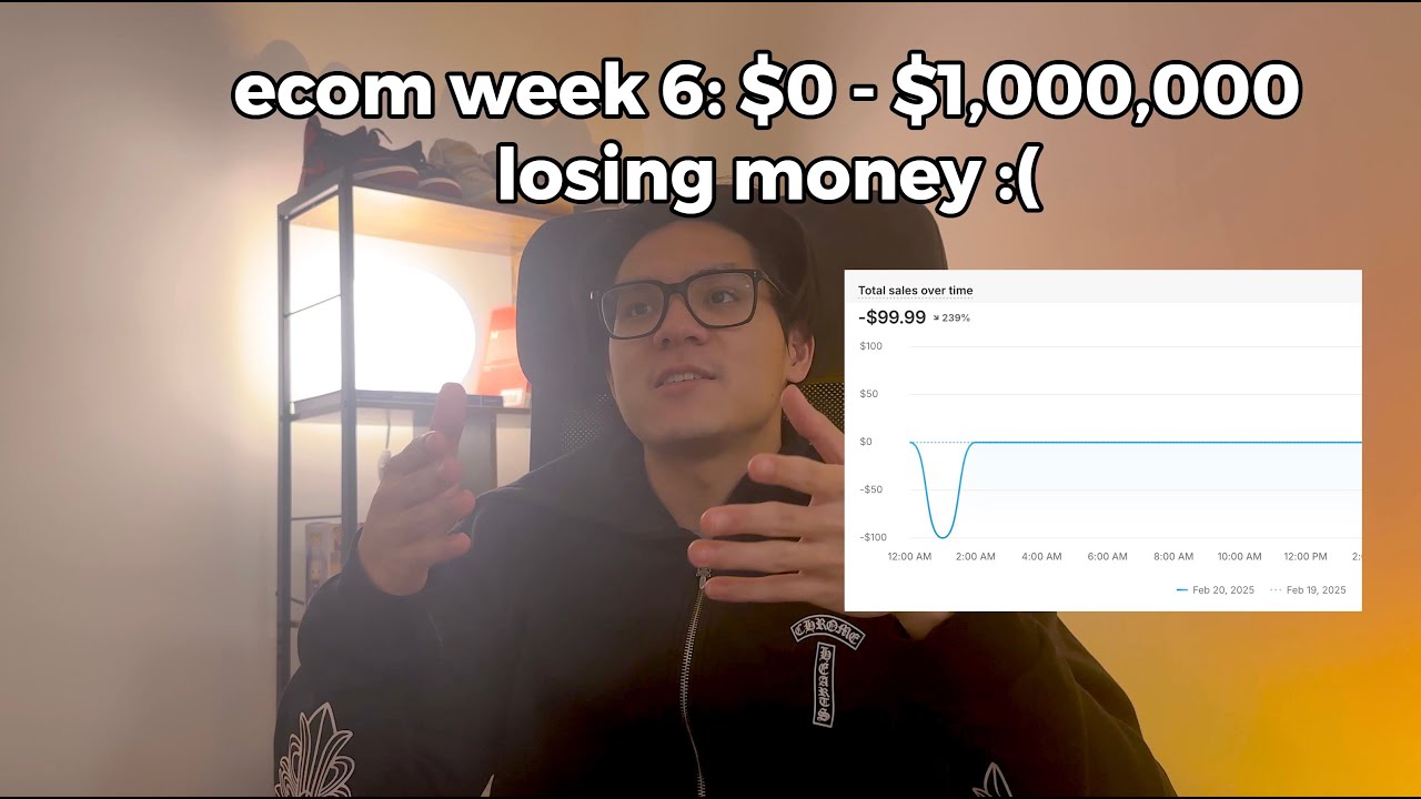 losing money | ecom dropshipping journey week 6 | $0-$1M - YouTube